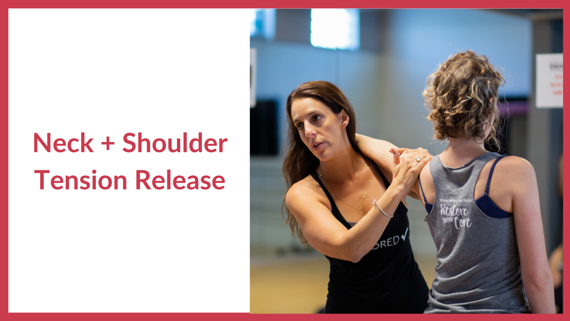 Get your neck and shoulders relief! - RYC®
